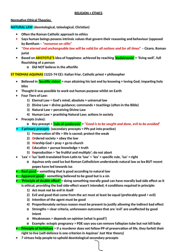 REVISION BUNDLE: 'ETHICS' | Teaching Resources