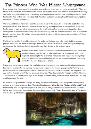 Underground Princess Fairy Tale | Teaching Resources