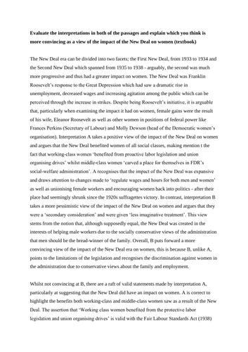 OCR A-Level Civil Rights in the USA A* essay bundle | Teaching Resources