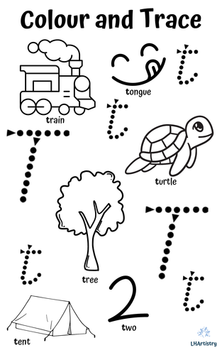Phonics Worksheet - Sound t | Teaching Resources