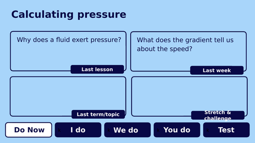 KS3 Calculating pressure | Teaching Resources