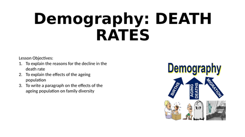 AQA Sociology demography death rates families and households | Teaching ...