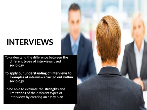 AQA Sociology interviews RM | Teaching Resources