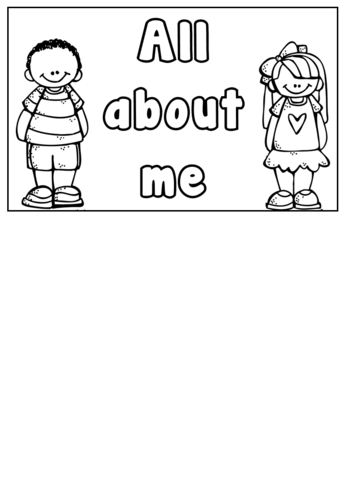 All about me Flip Book - Back to School activity - First Week of School ...