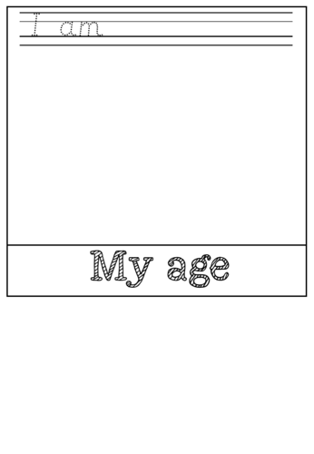 All about me Flip Book - Back to School activity - First Week of School ...