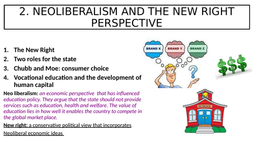 AQA Sociology neo-liberalism and the new right education | Teaching ...