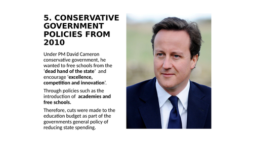 AQA Sociology conservative government education | Teaching Resources