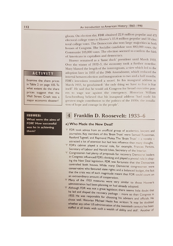 USA Theme 1: Lesson 3 - A Changing Presidency | Teaching Resources