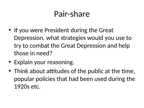 USA Theme 1: Lesson 3 - A Changing Presidency | Teaching Resources