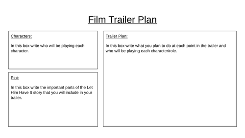 Film Trailers KS3 Drama | Teaching Resources