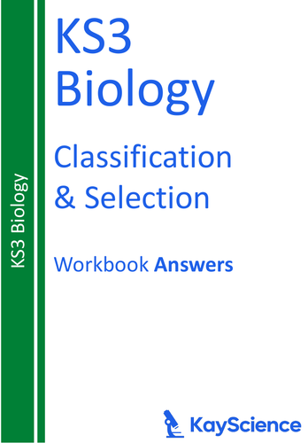 KS3 Classification & Selection Question Booklet | Biology | Teaching ...