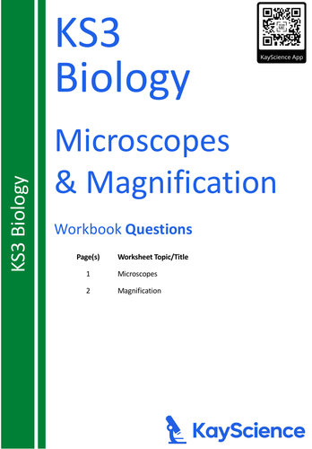 KS3 Microscopes & Magnification Question Booklet | Biology | Teaching ...