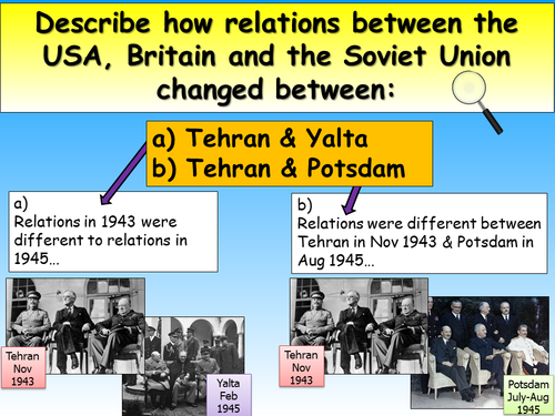 Tehran Yalta Potsdam Cold War | Teaching Resources