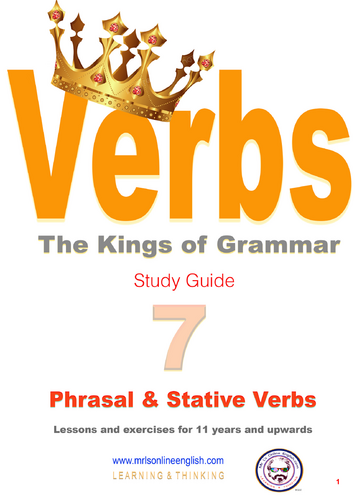 Phrasal and Stative Verbs Study Guide | Teaching Resources