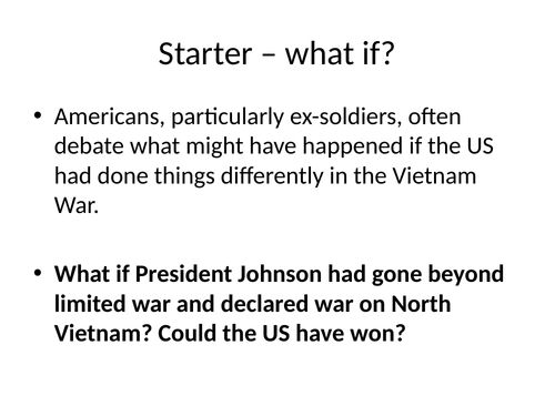 USA Theme 1: Lesson 6 - How did the Vietnam War affect America ...