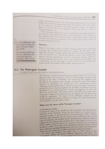 USA Theme 1: Lesson 7 - Why did confidence in government decline, 1968 ...