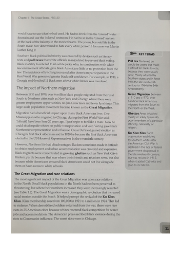 USA Theme 2: Lesson 2- The Great Migration | Teaching Resources