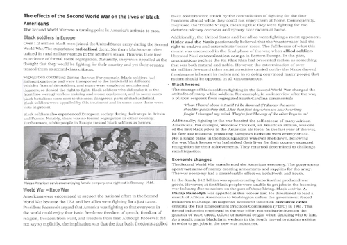 USA Theme 2: Lesson 3 - Impact of the New Deal, Second World War and ...