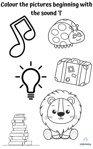 Phonics Worksheet - Sound l | Teaching Resources