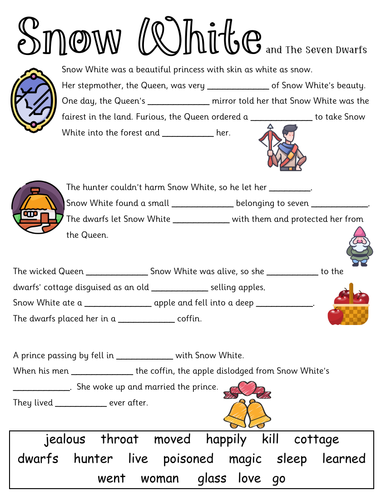 Snow White Reading Comprehension | Teaching Resources
