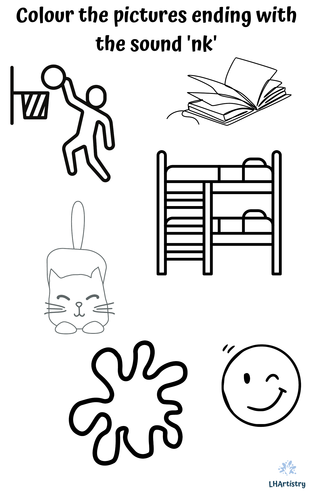 Phonics Worksheet - Sound nk | Teaching Resources