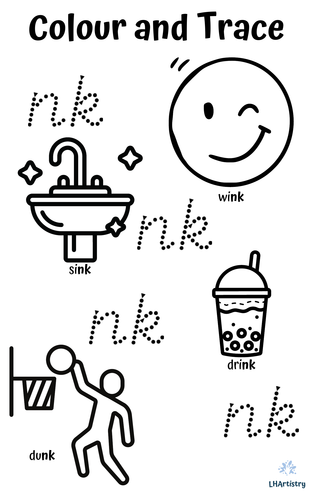 Phonics Worksheet - Sound nk | Teaching Resources
