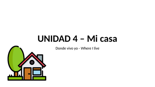 Donde vives? - Mi casa/My house - Intro lessons | Teaching Resources