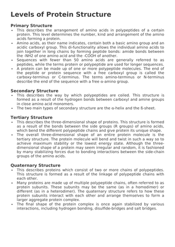 A Level Biology Type of Proteins Lesson & Activities | Teaching Resources