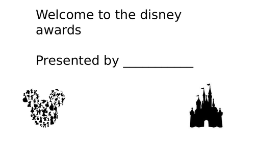 End of year disney awards | Teaching Resources