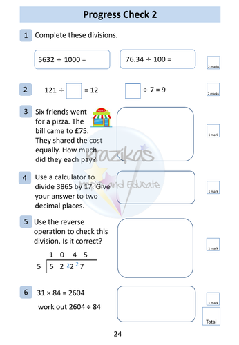 Level 1 Functional Skills Maths - Division | Teaching Resources