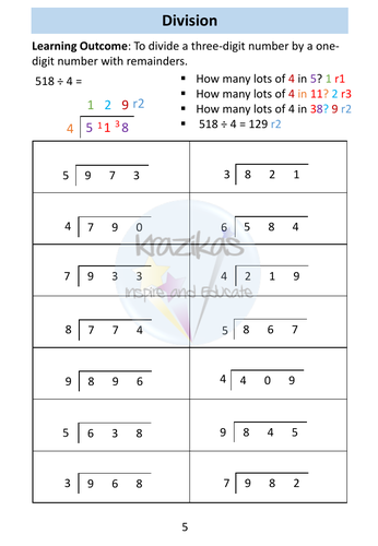 Level 1 Functional Skills Maths - Division | Teaching Resources