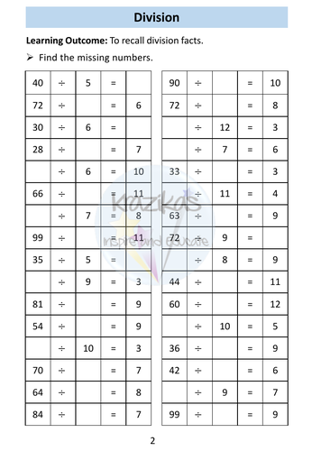 Level 1 Functional Skills Maths - Division | Teaching Resources