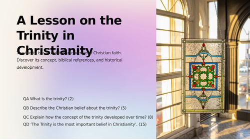 Christianity: The Trinity including WJEC exam questions | Teaching ...
