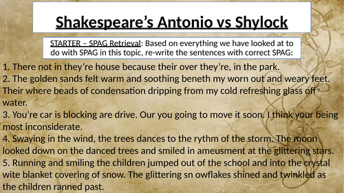 Shakespeare Villains Scheme of Work | Teaching Resources