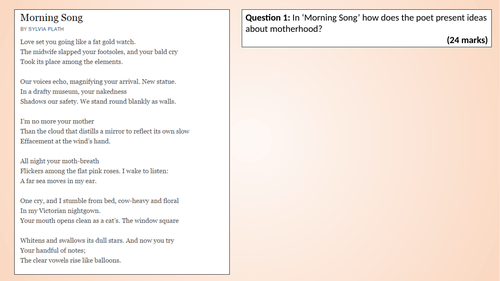 Unseen Poetry | Teaching Resources