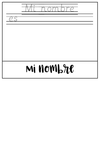 Spanish - All About Me flipbook - Back to school - Activity - Español ...