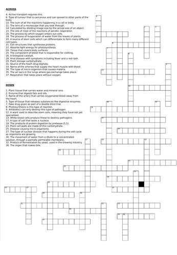 Giant AQA Paper 1 Crossword | Teaching Resources