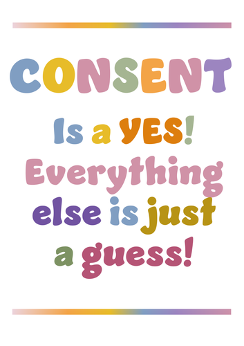 Consent Classroom Posters Teaching Resources