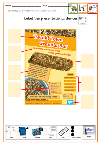 Advertising devices Unit for SEN | Teaching Resources