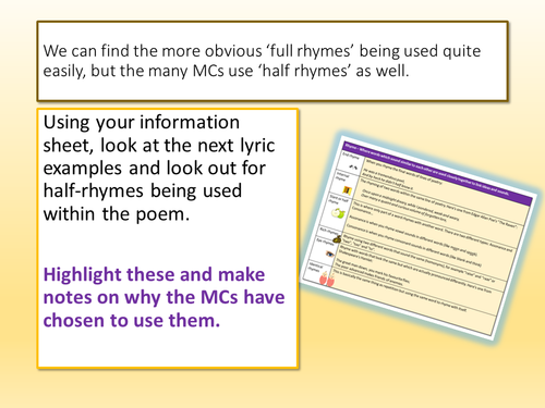 Hip Hop English Rhyme | Teaching Resources