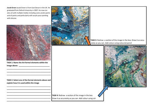 Art Cover work sheets BUNDLE (Cell Project) | Teaching Resources
