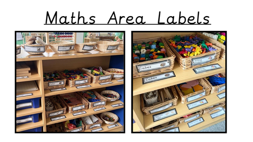 Maths Area Labels | Teaching Resources