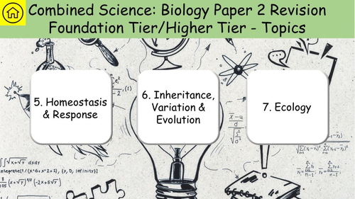 Biology Paper 2 Revision MCQs & Long Answer Questions AQA GCSE ...