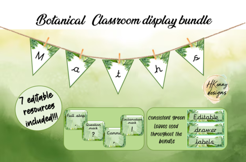 Nature themed classroom display | Teaching Resources