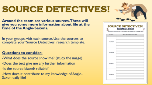 Anglo-Saxons Daily Life - Double Lesson! | Teaching Resources