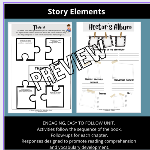 THE NIGHT BUS HERO by Onjali Q. Rauf NOVEL STUDY and Reading ...