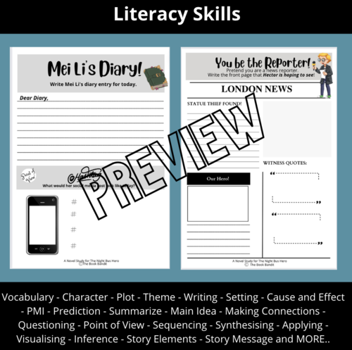 THE NIGHT BUS HERO by Onjali Q. Rauf NOVEL STUDY and Reading ...