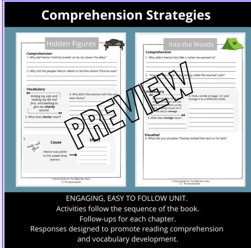 THE NIGHT BUS HERO by Onjali Q. Rauf NOVEL STUDY and Reading ...