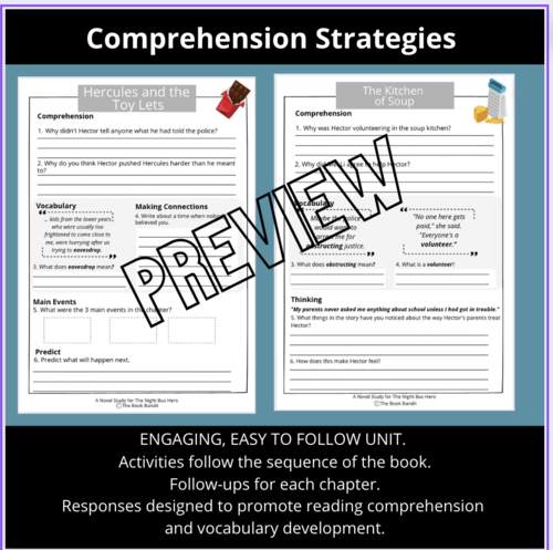 THE NIGHT BUS HERO by Onjali Q. Rauf NOVEL STUDY and Reading ...