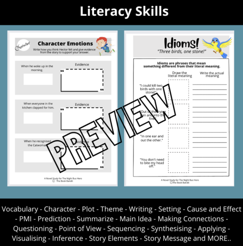 THE NIGHT BUS HERO by Onjali Q. Rauf NOVEL STUDY and Reading ...